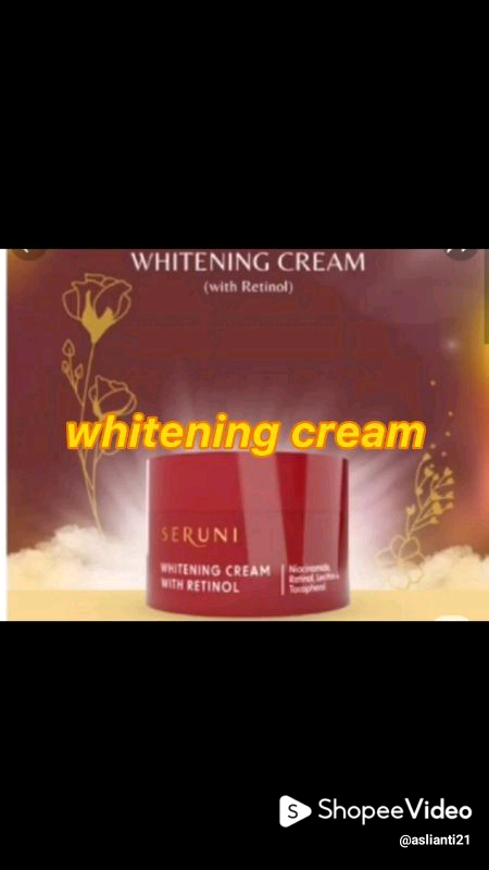 SERUNI whitening cream | Shopee Video Indonesia