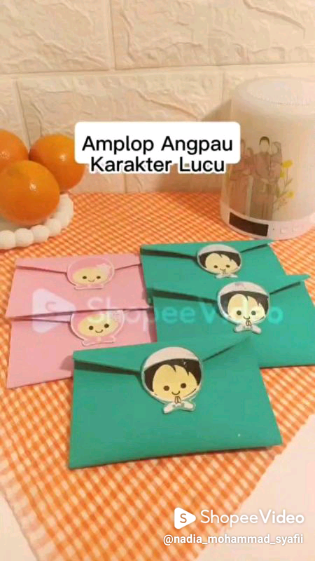 Amplop angpau karakter | Shopee Video Indonesia