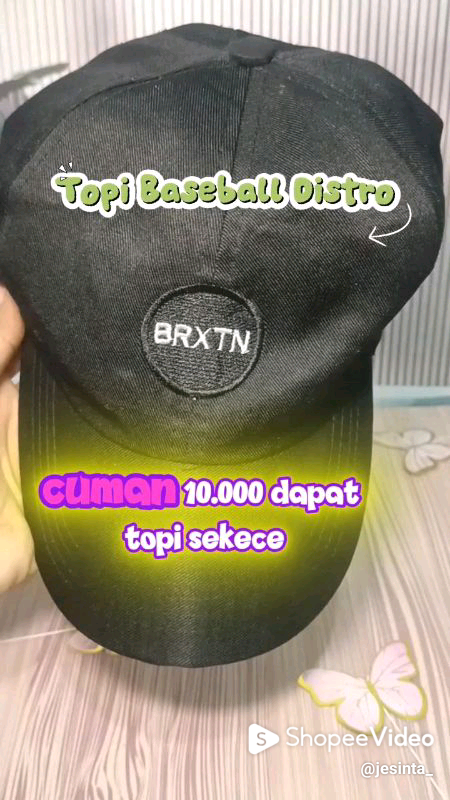 Topi Distro Keren bikin Ketampanan mu naik level😱💖 🛒 | Shopee Video ...